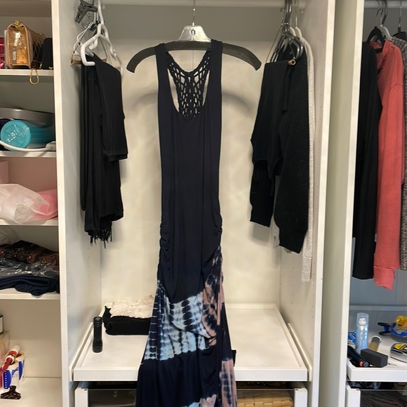 Sky | Dresses | Sky Tie Dye Full Length Dress | Poshmark
